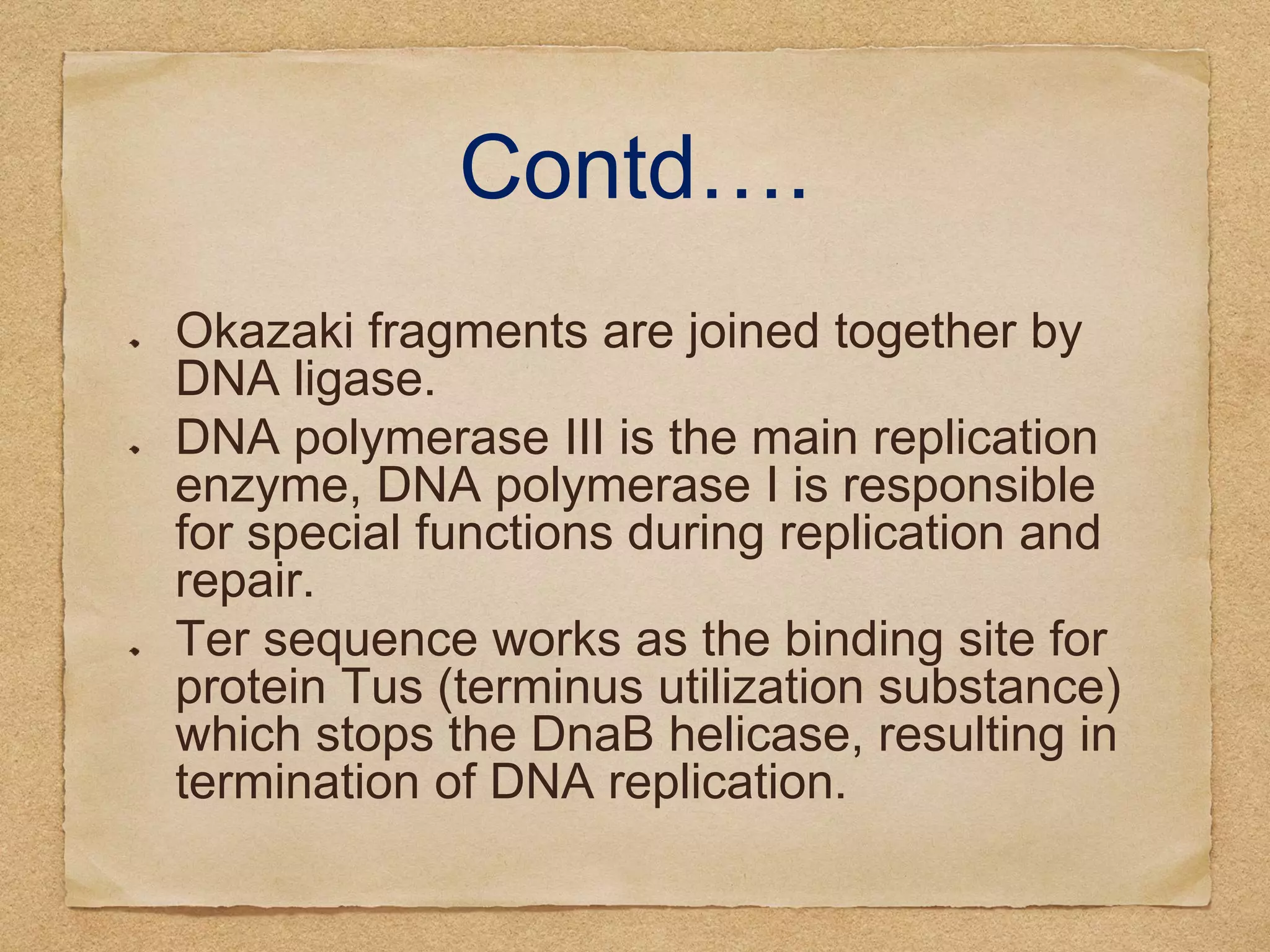 Dna Replication In Prokaryotes | PPTX