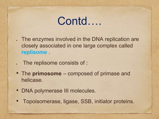 Dna Replication In Prokaryotes | PPTX