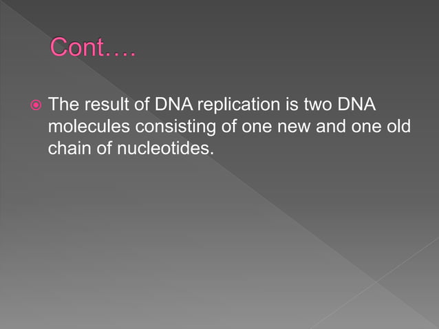 Dna replication ppt | PPTX | Chemistry | Science
