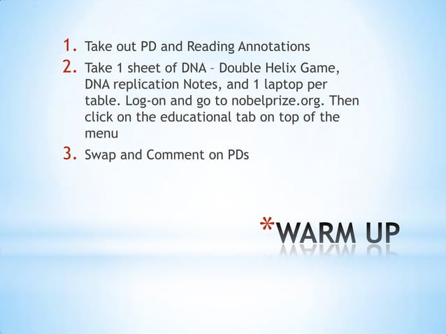 Dna replication slide | PPTX