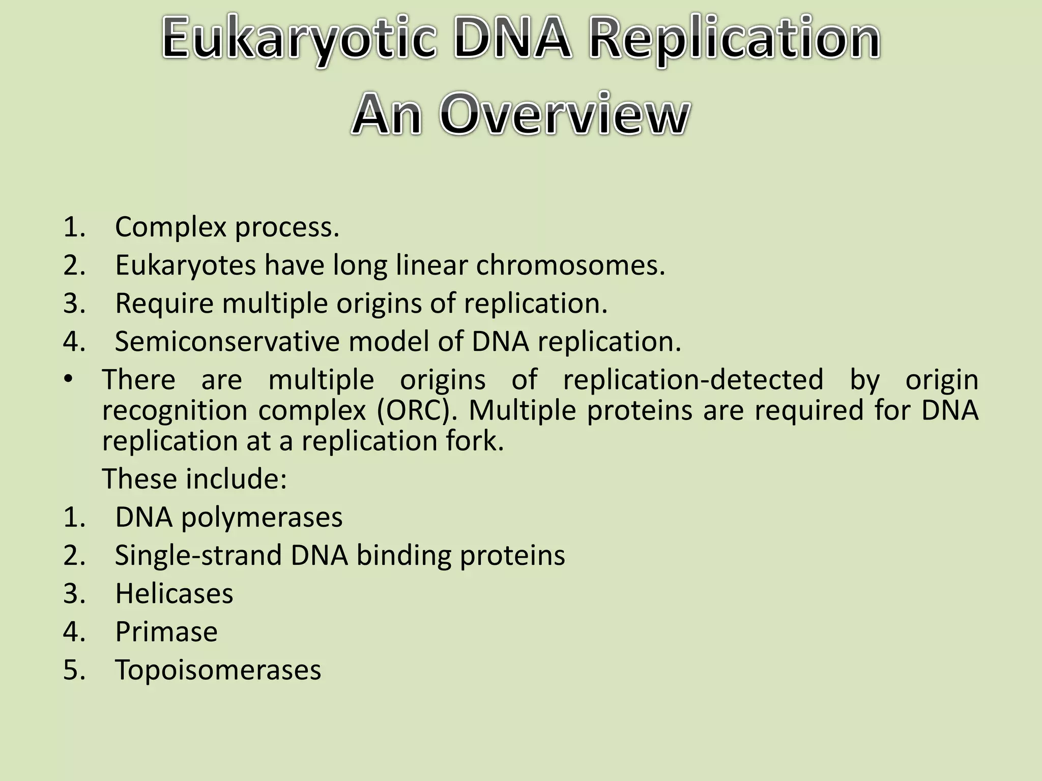 DNA Replication Stress | PPTX
