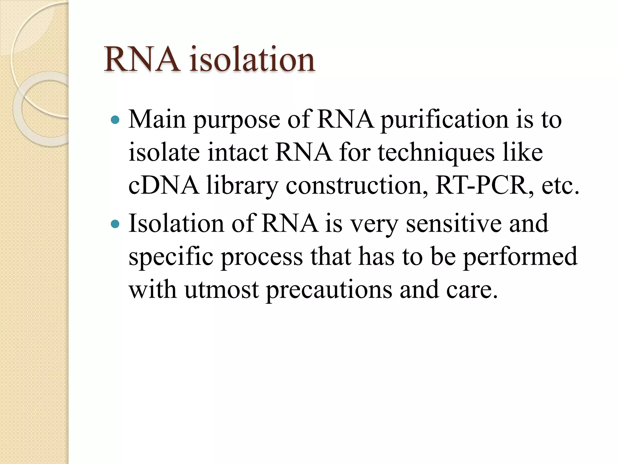 DNA & RNA isolation | PPTX
