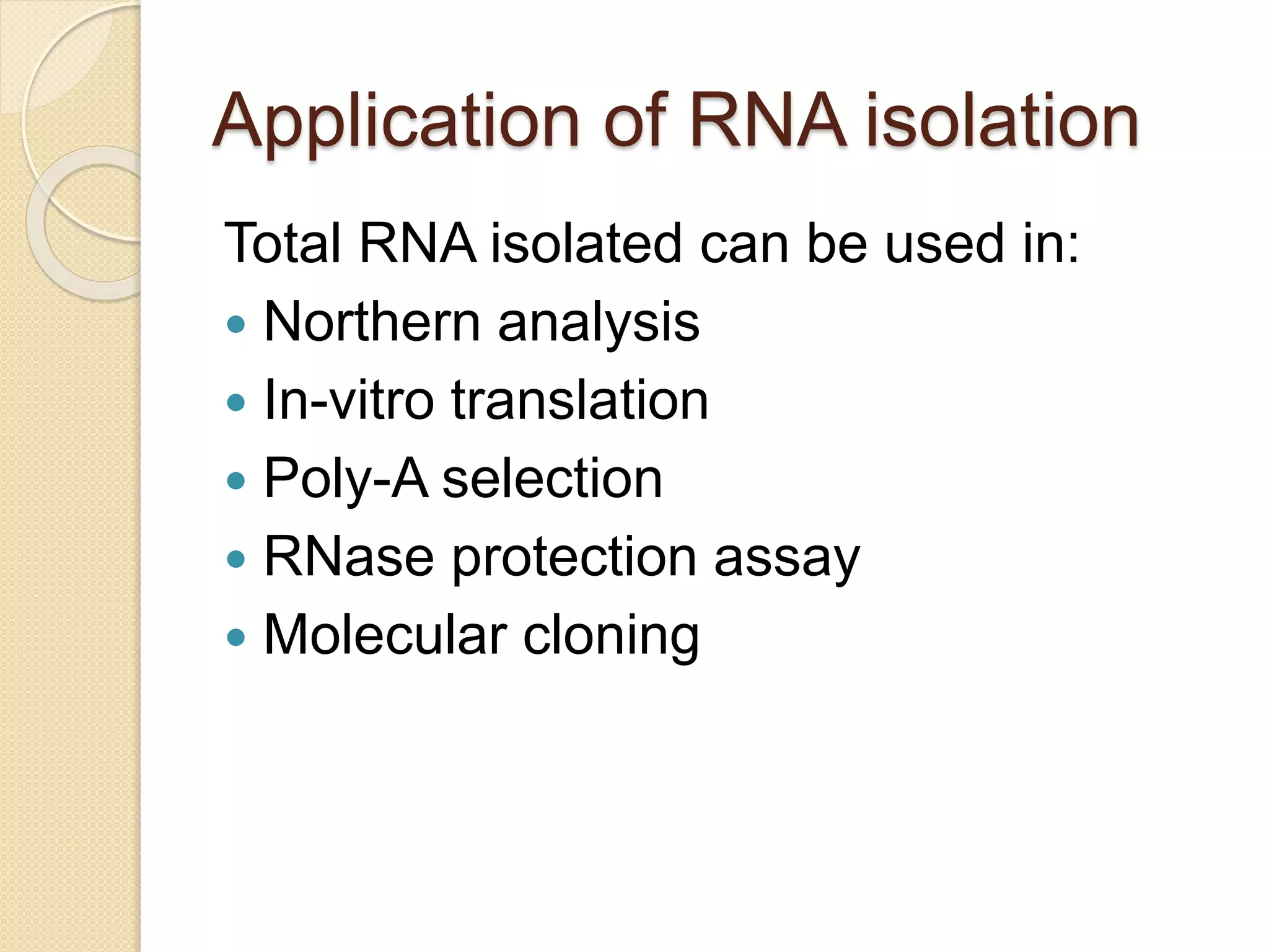 DNA & RNA isolation | PPTX