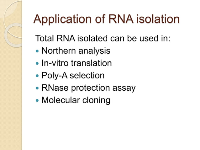 DNA & RNA isolation | PPTX
