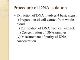 DNA & RNA isolation | PPTX
