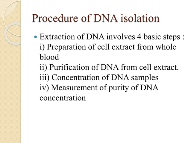 DNA & RNA isolation | PPTX