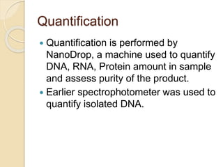 DNA & RNA isolation | PPTX