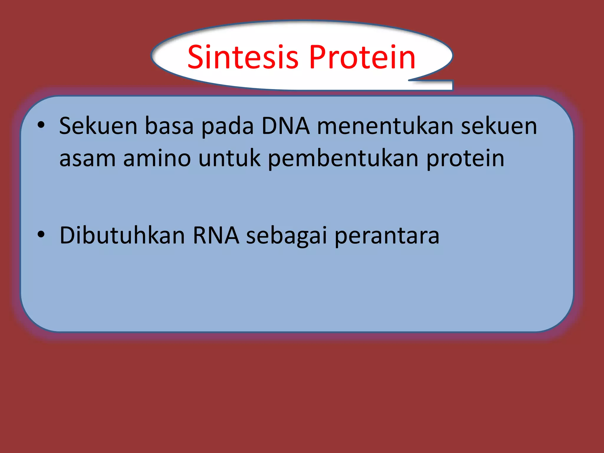 Materi Genetik (DNA & RNA) | PPTX