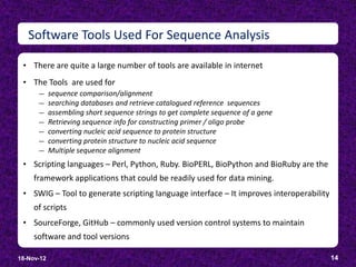 DNA Sequence Data in Big Data Perspective | PPT