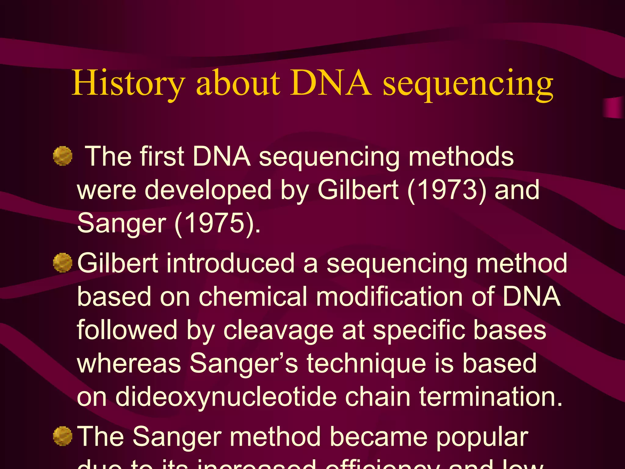 DNA sequencer by kk sahu | PPT