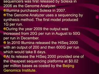 DNA sequencer by kk sahu | PPT | Biotech and Biomedical Industry ...