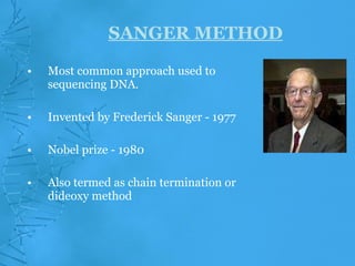 Dna Sequencing | PPT