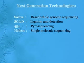 Dna Sequencing | PPT