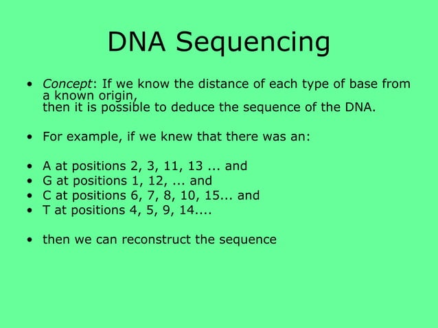 Dna sequencing | PPT