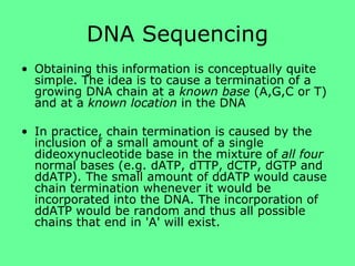 Dna sequencing | PPT