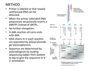 Dna sequencing | PPTX