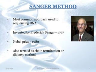 Dna sequencing | PPTX