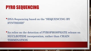 DNA sequencing | PPT