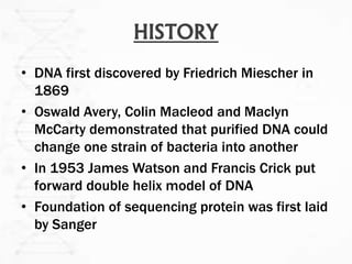 Dna sequencing methods | PPTX