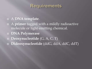 Dna sequencing | PPT