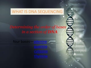 Dna sequencing | PPTX
