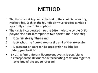 Dna sequencing | PPTX