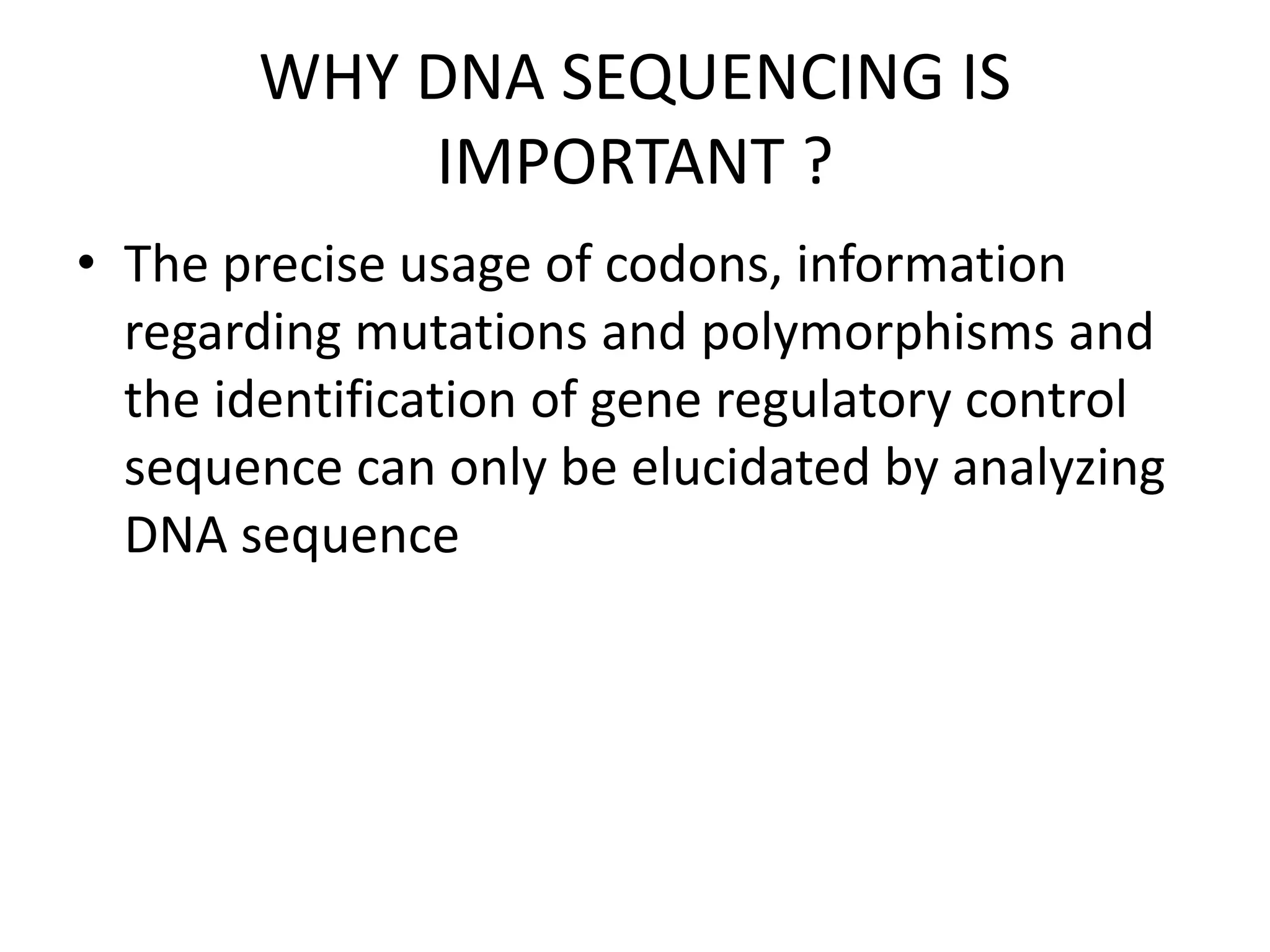 Dna sequencing | PPT