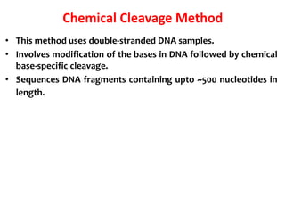 Dna sequencing | PPTX