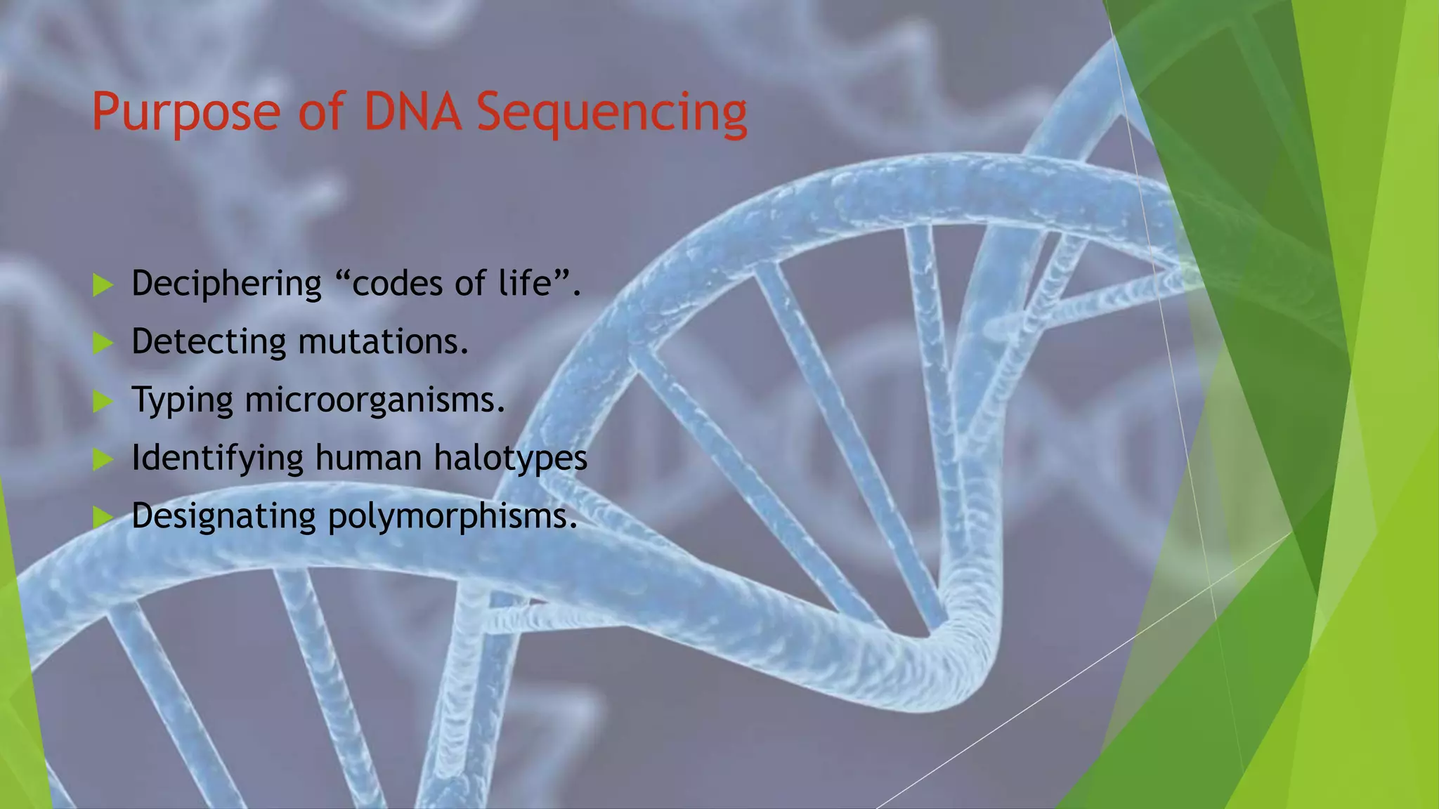 Dna sequencing | PPTX