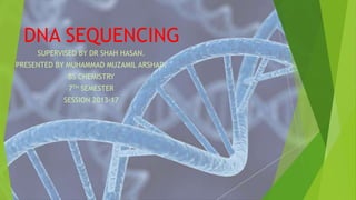 Dna sequencing | PPTX | Genetics | Science