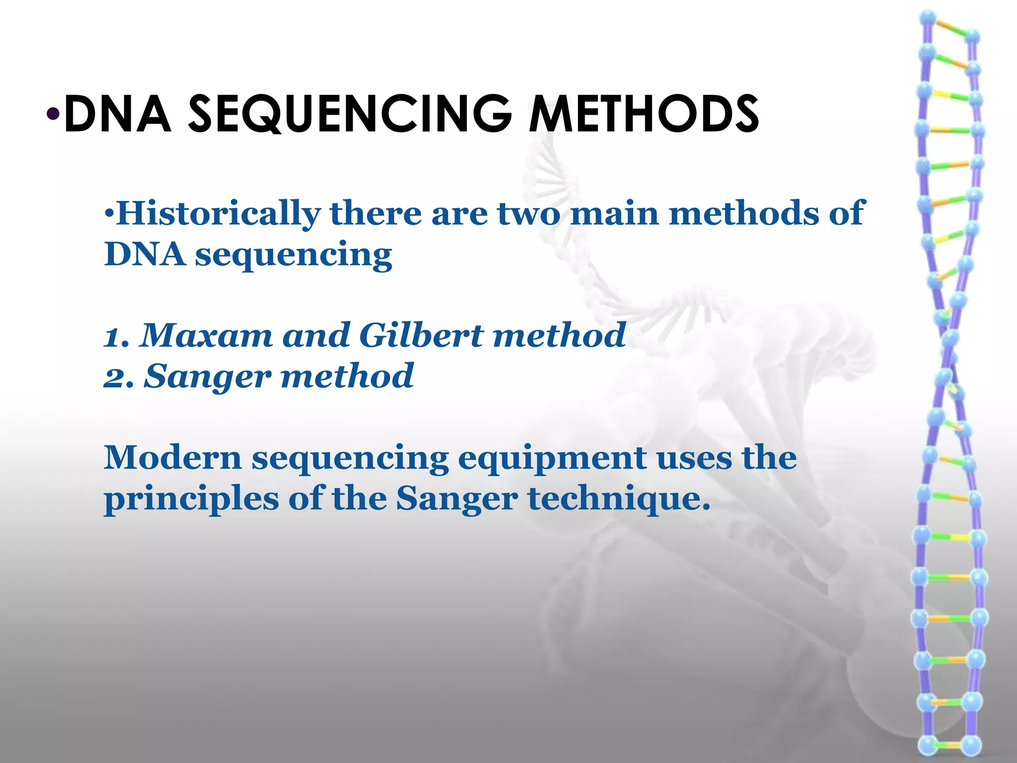 DNA sequencing | PPT