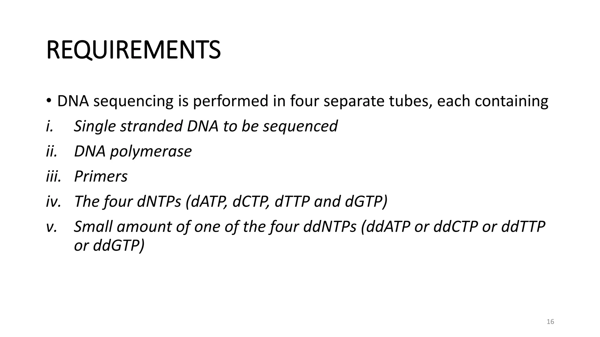 DNA Sequencing | PPTX