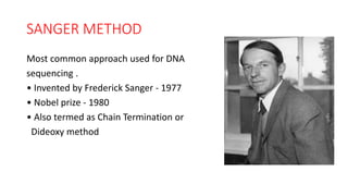 Dna sequencing | PPTX