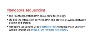 Dna sequencing | PPTX