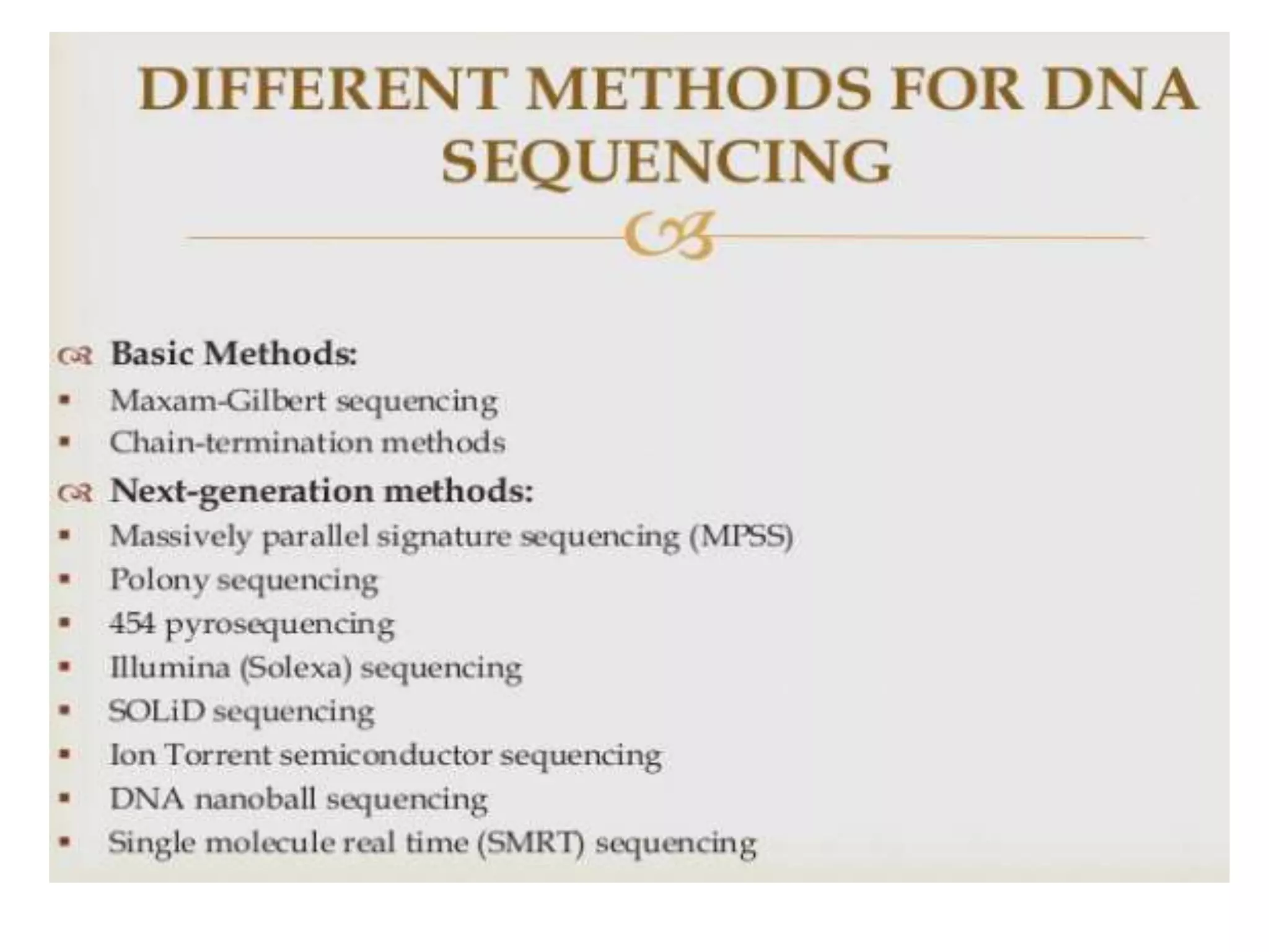 Dna sequencing | PPTX