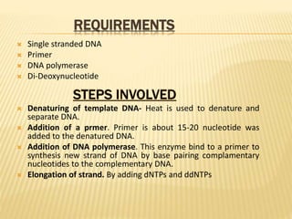 Dna sequencing. | PPTX