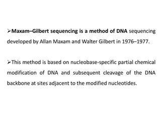 Dna sequencing | PPTX