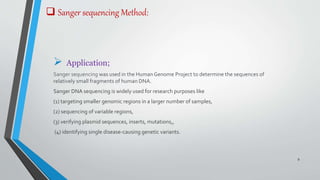 DNA SEQUENCING by sanger method.pptx