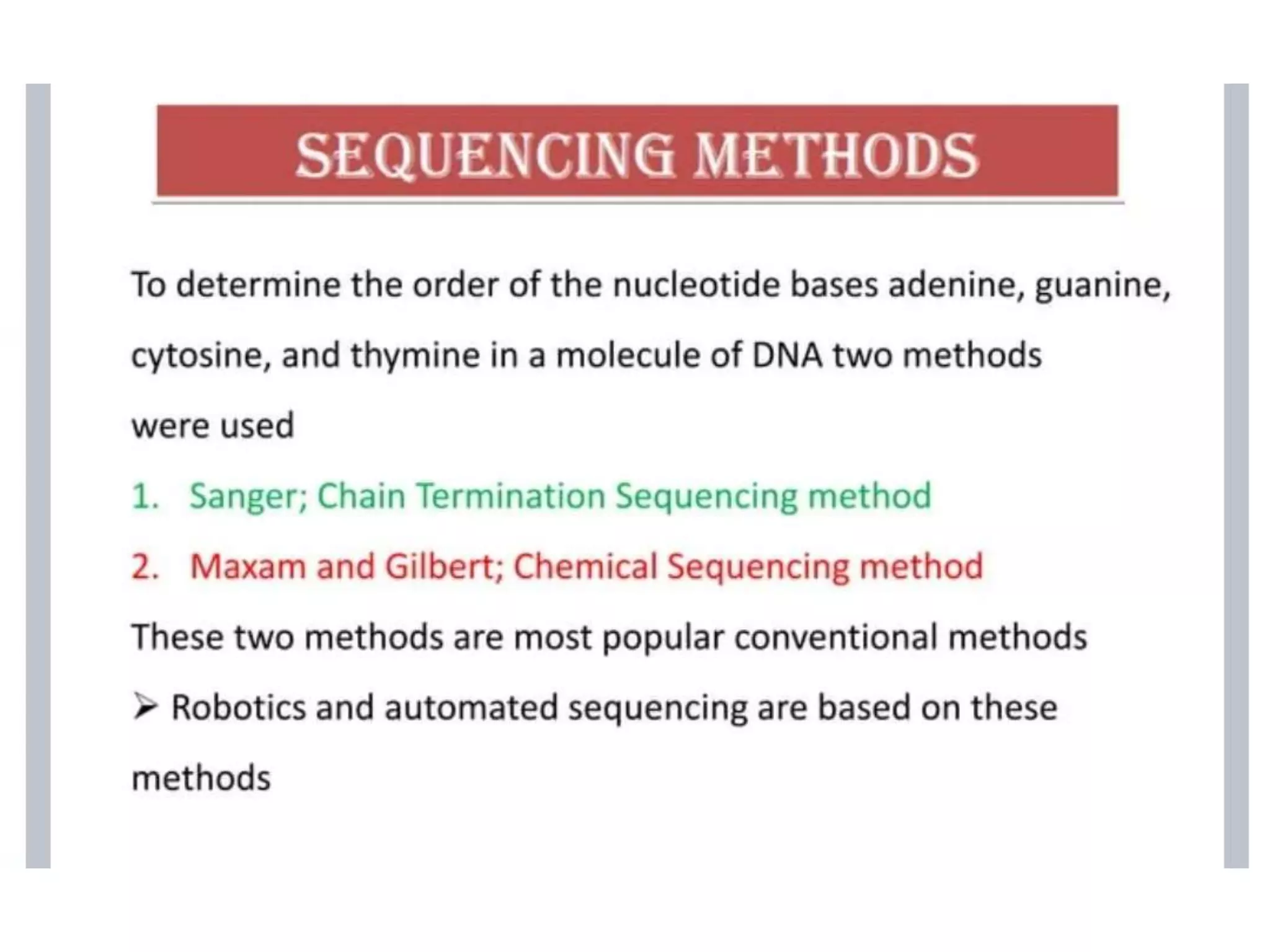 DNA sequencing.pptx | Genetics | Science
