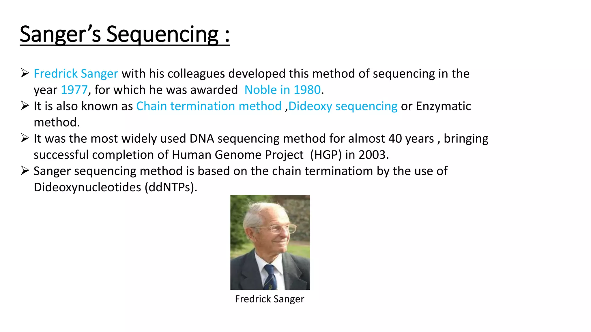 DNA Sequencing.pptx | Chemistry | Science