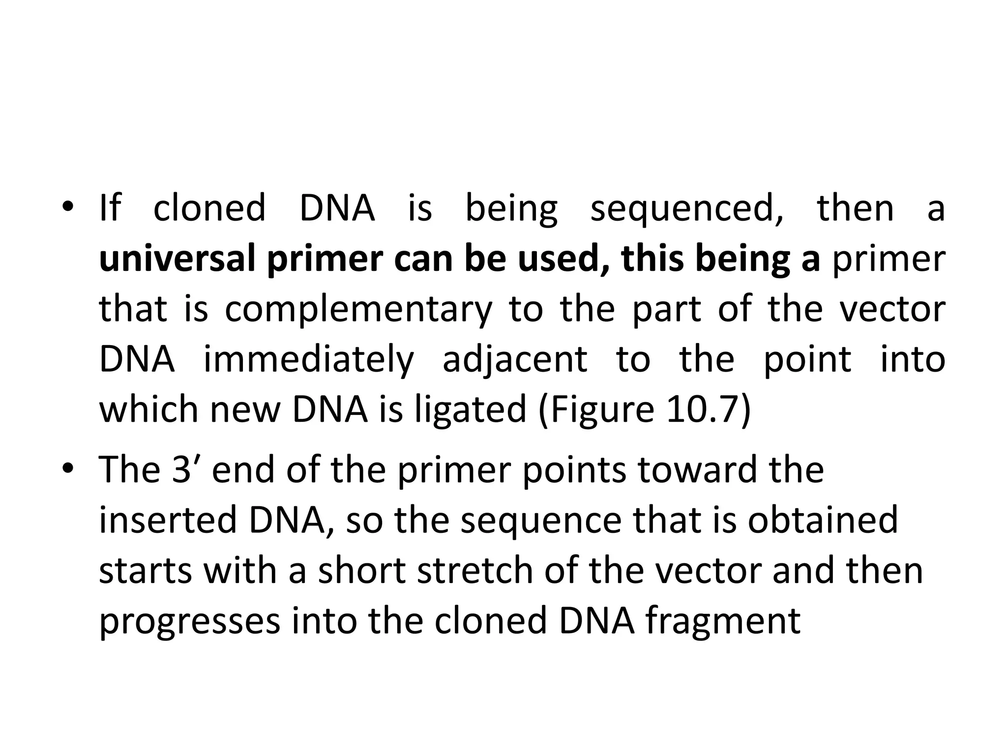 the general laboratory technique for determining the exact sequence of ...