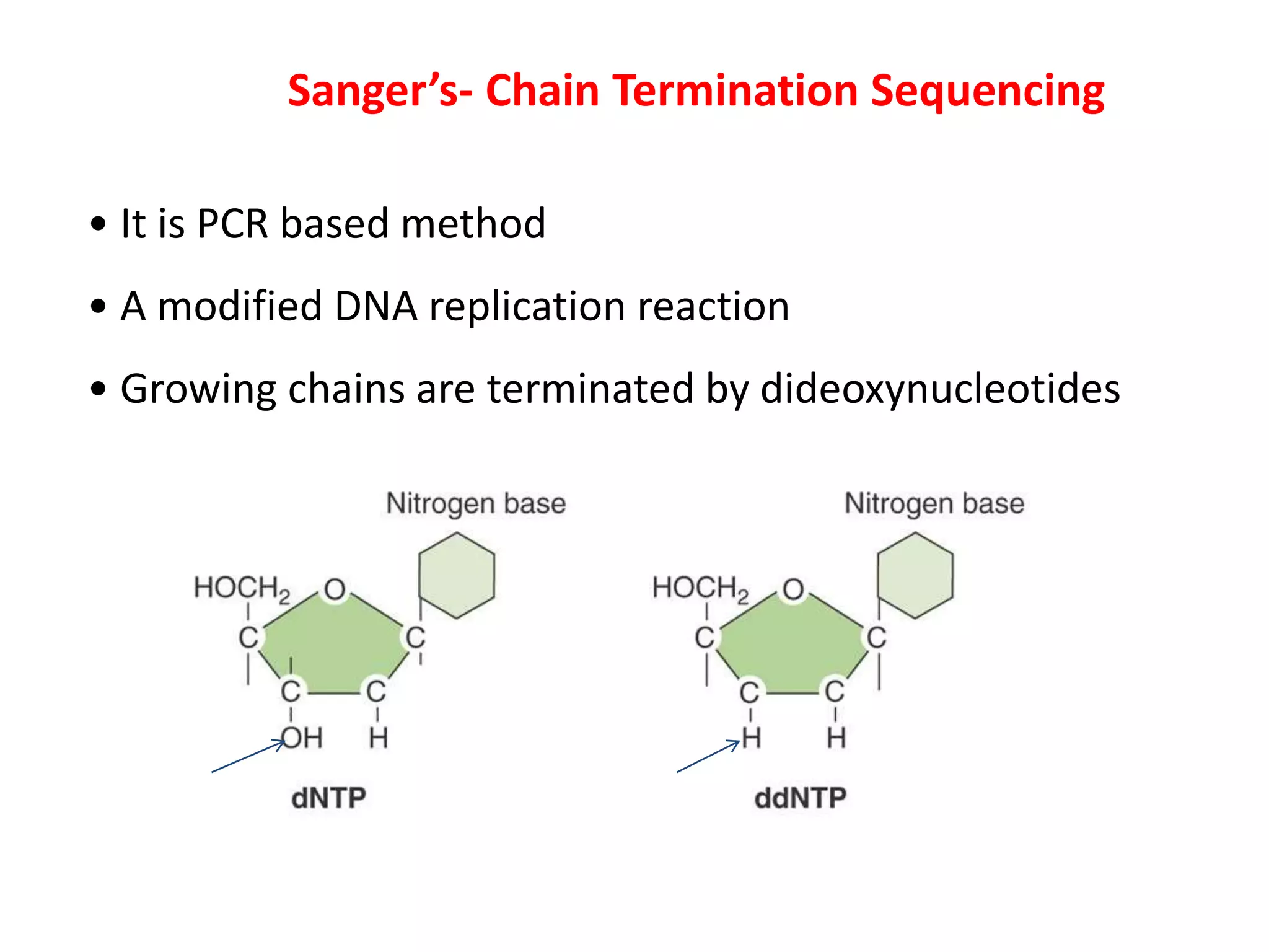 Dna sequencing and its types | PPTX