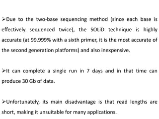 Dna sequencing and its types | PPTX