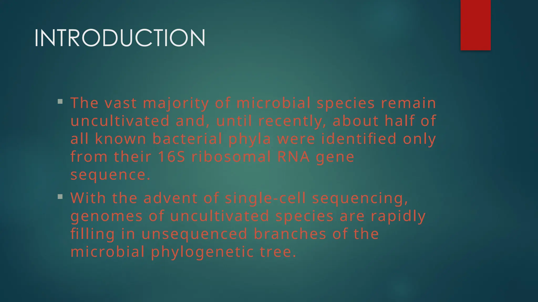 Dna sequencing in classification _microb | PPT