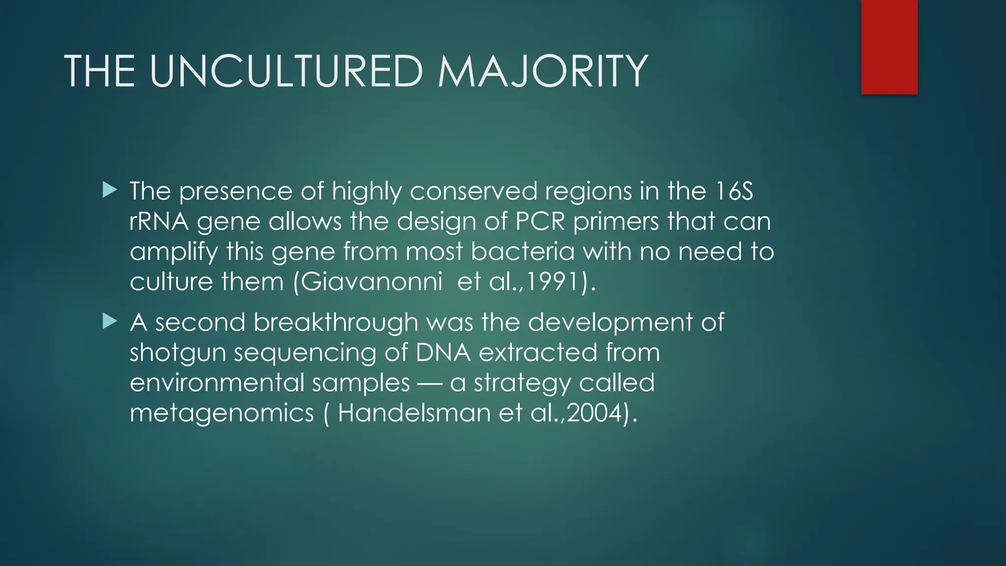 Dna sequencing in classification _microb | PPT