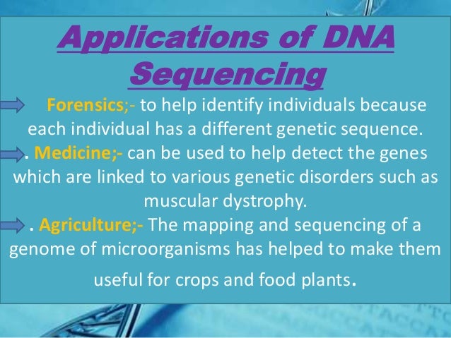 Dna sequencing