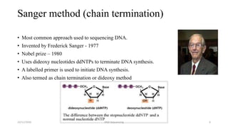 Dna sequencing methods | PPTX