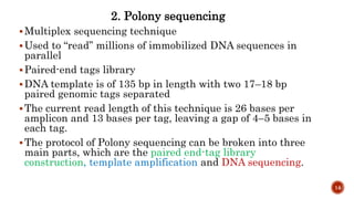 DNA sequencing methods | PPT