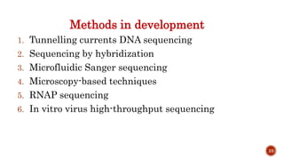 DNA sequencing methods | PPT