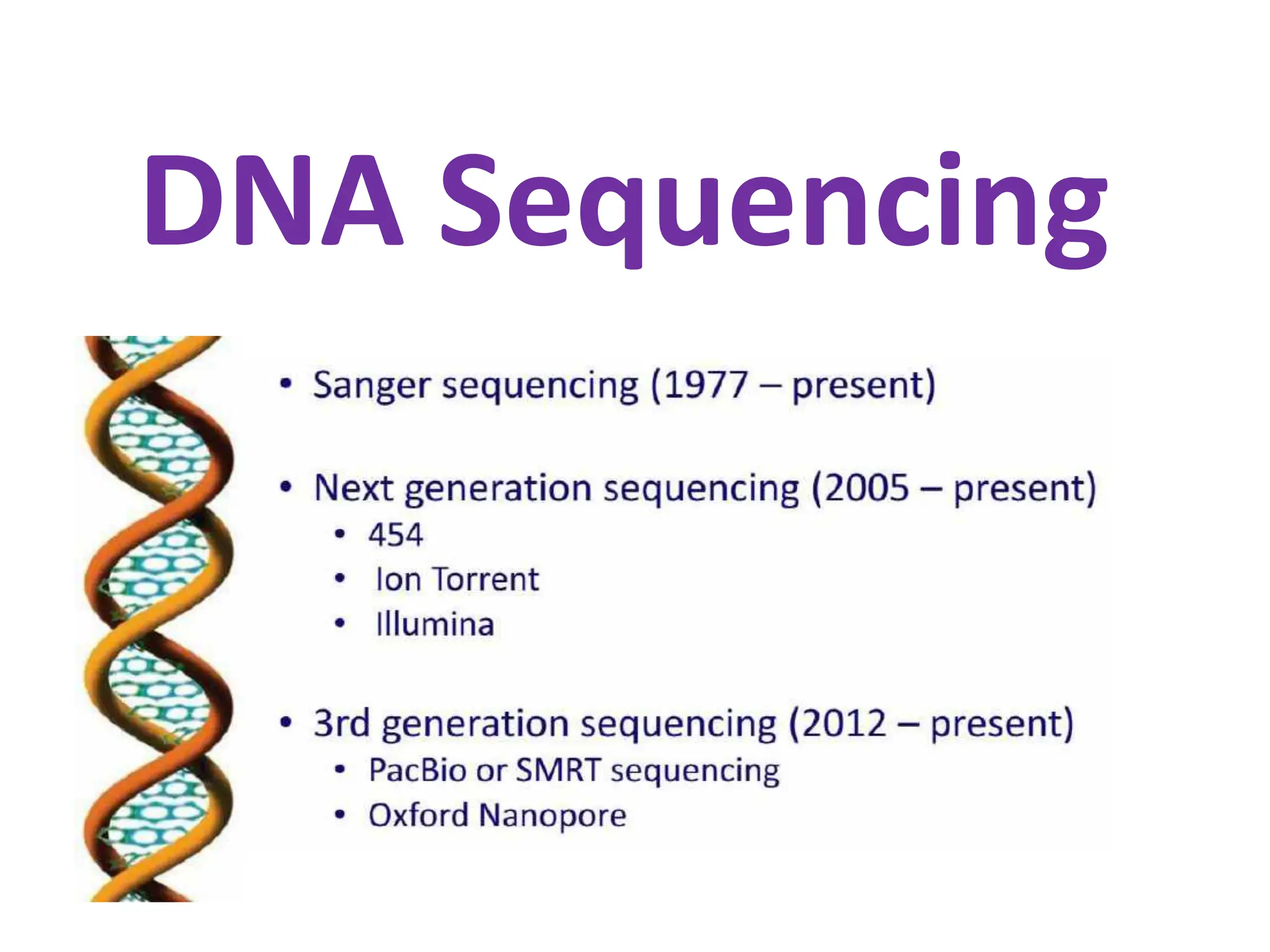 DNA Sequencing Techcnology and Methodology | PDF